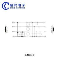China DAC41-D Series Three Phase EMI Filter 6A-30A 380VAC 440VAC Power Supply Noise Filter for sale