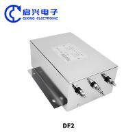 China Three Phase 250VAC 440VAC Power Supply Noise Filter DF2 Series 15A to 50A for sale