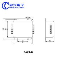 China DAI2 Single Phase AC EMI Power Filter IEC Socket Type 1A-10A 250VAC for sale