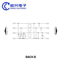 China DAI2 Single Phase AC EMI Power Filter IEC Socket Type 1A-10A 250VAC for sale