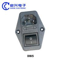 China DAA2 Single Phase Plug In EMI Filter 220V 3A 6A 10A 50/60Hz for sale