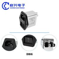 China DAA2 Single Phase Plug In EMI Filter 220V 3A 6A 10A 50/60Hz for sale