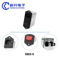 China DAA2 Single Phase Plug In EMI Filter 220V 3A 6A 10A 50/60Hz for sale