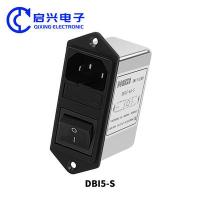 China DAA2 Single Phase Plug In EMI Filter 220V 3A 6A 10A 50/60Hz for sale