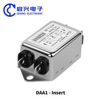 China DAA2 Single Phase Plug In EMI Filter 220V 3A 6A 10A 50/60Hz for sale