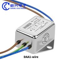 China DAA2 Single Phase Plug In EMI Filter 220V 3A 6A 10A 50/60Hz for sale