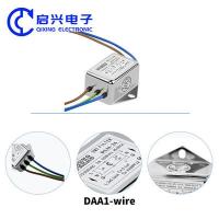 China DAA2 Single Phase Plug In EMI Filter 220V 3A 6A 10A 50/60Hz for sale