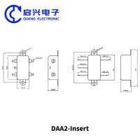 China DAA2 Single Phase Plug In EMI Filter 220V 3A 6A 10A 50/60Hz for sale