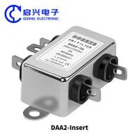 China DAA2 Single Phase Plug In EMI Filter 220V 3A 6A 10A 50/60Hz for sale