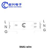 China DAA2 Single Phase Plug In EMI Filter 220V 3A 6A 10A 50/60Hz for sale