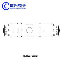 China DBA3 Bolt Single Phase Power Supply Noise Filter AC 220VAC 40A EMI Filter for sale