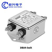China Screw Metal Case EMI Filter Single Phase 115/250VAC 10A Low Pass DBA4 for sale