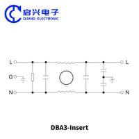 China DBA3 Bolt Single Phase Power Supply Noise Filter AC 220VAC 40A EMI Filter for sale
