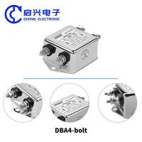 China Screw Metal Case EMI Filter Single Phase 115/250VAC 10A Low Pass DBA4 for sale