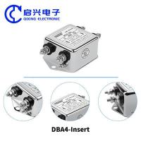 China Plastic Housing Power Filter DBA4 Round 250V 12A 16A Single Phase for Household Appliances for sale