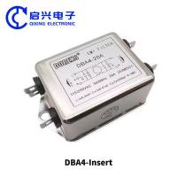 China Plastic Housing Power Filter DBA4 Round 250V 12A 16A Single Phase for Household Appliances for sale
