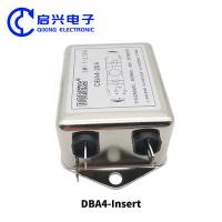 China Plastic Housing Power Filter DBA4 Round 250V 12A 16A Single Phase for Household Appliances for sale
