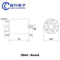 China Plastic Housing Power Filter DBA4 Round 250V 12A 16A Single Phase for Household Appliances for sale