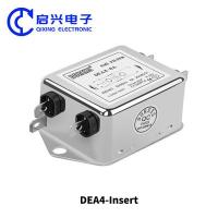 China DEA4 Single Phase AC Power Supply EMI Filter 220VAC 3A 6A 10A 20A Good Suppression Effect for sale