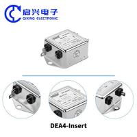 China DEA4 Single Phase AC Power Supply EMI Filter 220VAC 3A 6A 10A 20A Good Suppression Effect for sale