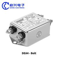 China DEA4 Single Phase AC Power Supply EMI Filter 220VAC 3A 6A 10A 20A Good Suppression Effect for sale