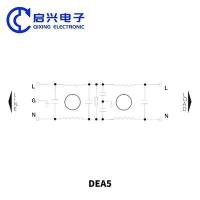 China Three Phase EMI Filter DAC6-D Series 80A to 200A Rated Current 380VAC 440VAC for sale