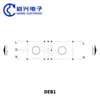 China Three Phase EMI Filter DAC6-D Series 80A to 200A Rated Current 380VAC 440VAC for sale
