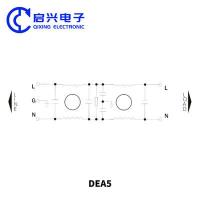 China Three Phase EMI Filter DAC6-D Series 80A to 200A Rated Current 380VAC 440VAC for sale