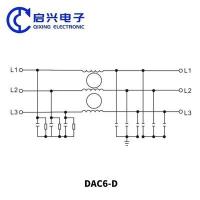 China Three Phase EMI Filter DAC6-D Series 80A to 200A Rated Current 380VAC 440VAC for sale