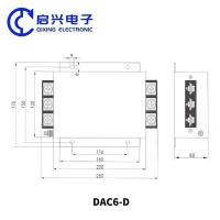 China Three Phase EMI Filter DAC6-D Series 80A to 200A Rated Current 380VAC 440VAC for sale