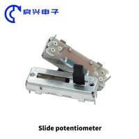 China Taidacent 75mm B10K Dual Channel Sliding Potentiometer with 15mm Shaft for Audio Mixers for sale
