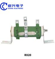 China RX20 Adjustable Wirewound Ceramic Resistor 10W-10000W Power Range 0.5KV-10KV Voltage for sale