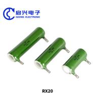 China RX20 Adjustable Wirewound Ceramic Resistor 10W-10000W Power Range 0.5KV-10KV Voltage for sale