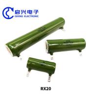 China RX20 Adjustable Wirewound Ceramic Resistor 10W-10000W Power Range 0.5KV-10KV Voltage for sale