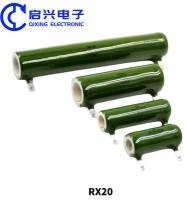 China RX20 Adjustable Wirewound Ceramic Resistor 10W-10000W Power Range 0.5KV-10KV Voltage for sale