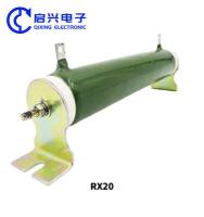 China RX20 100W High Voltage Ceramic Braking Resistor 0.5-10KV Range 1Ω-1KΩ Resistance for sale
