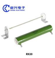 China RX20 100W High Voltage Ceramic Braking Resistor 0.5-10KV Range 1Ω-1KΩ Resistance for sale