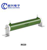 China RX20 Adjustable Wirewound Resistor 100W High Power Ceramic 10KV Voltage Resistant Industrial Grade for sale