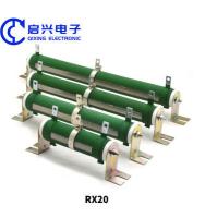 China RX20 Porcelain Tube Braking Resistor Adjustable Sliding 10W-10000W 0.5KV-10KV for sale