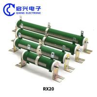 China RX20 Porcelain Tube Braking Resistor Adjustable Sliding 10W-10000W 0.5KV-10KV for sale