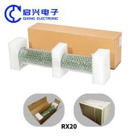China RX20 Porcelain Tube Braking Resistor Adjustable Sliding 10W-10000W 0.5KV-10KV for sale