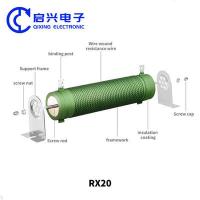 China RX20 Porcelain Tube Braking Resistor Adjustable Sliding 10W-10000W 0.5KV-10KV for sale