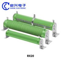 China RX20 Porcelain Tube Braking Resistor Adjustable Sliding 10W-10000W 0.5KV-10KV for sale