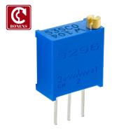 China 10 Ohm 3296Z Cermet Trimmer Potentiometer Top Adjustment Variable Resistor 0.25W for sale