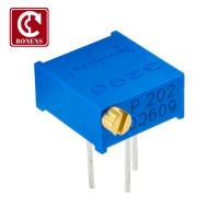 China 10 Ohm 3296Z Cermet Trimmer Potentiometer Top Adjustment Variable Resistor 0.25W for sale