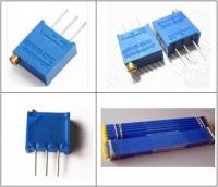 China 3296W Cermet Trimmer Potentiometer Multi-Turn Adjustable Resistor 100Ω to 1MΩ 0.25W for sale