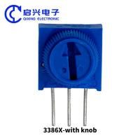 China 3362 Series Metal Glass Glaze Trimmer Potentiometer 0.25W 260° Travel for Precision Electronic Adjustment for sale