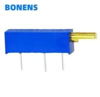 China 3323 Series Single Turn Metal Glass Glaze Trimmer Potentiometer 5k 10k 20k Precision Adjustable Resistor for sale