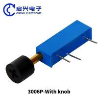 China 3323 Series Single Turn Metal Glass Glaze Trimmer Potentiometer 5k 10k 20k Precision Adjustable Resistor for sale