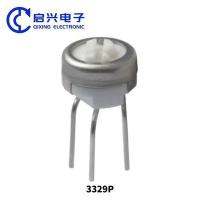 China 3323 Series Single Turn Metal Glass Glaze Trimmer Potentiometer 5k 10k 20k Precision Adjustable Resistor for sale